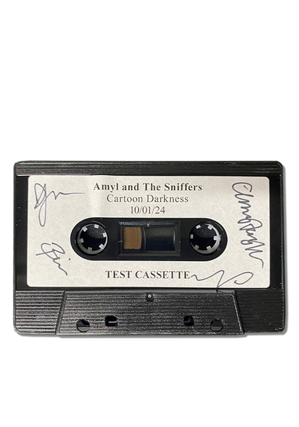 Amyl & The Sniffers-Cartoon Darkness CD with Autographed Test Cassette ...
