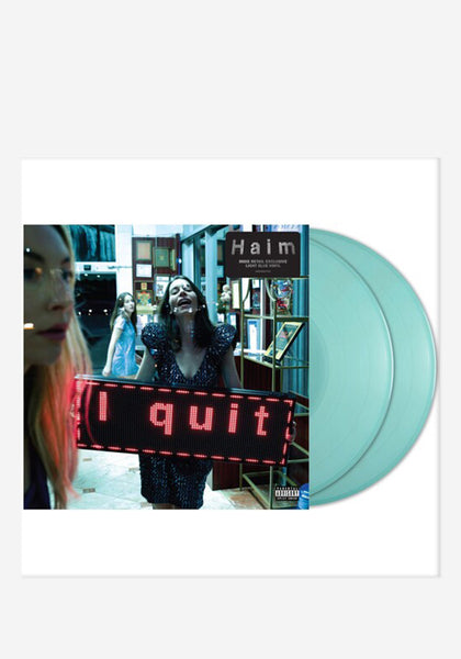 HAIM-I Quit 2LP (Indie Exclusive Translucent Blue Vinyl) | Newbury Comics