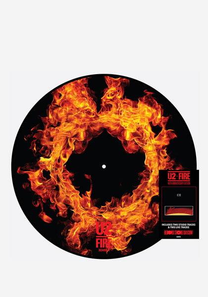 U2-Fire 40th Anniversary 12" Single (Picture Disc) Vinyl | Newbury Comics
