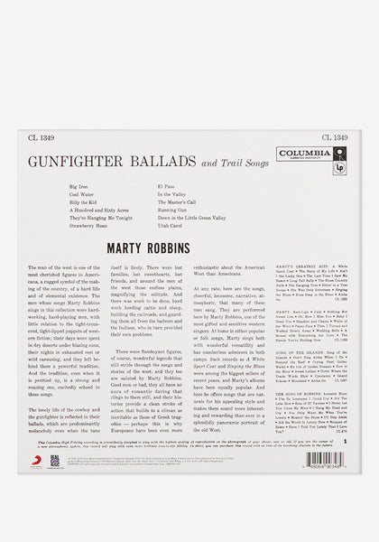 Marty Robbins-Gunfighter Ballads And Trail Songs Exclusive LP ...