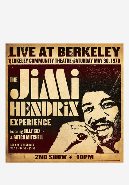 The Jimi Hendrix Experience-Live At Berkeley LP Vinyl | Newbury Comics